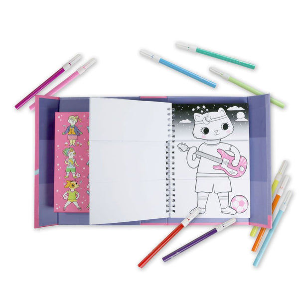 Mash Up Colouring - Dress Ups - Millie Jones